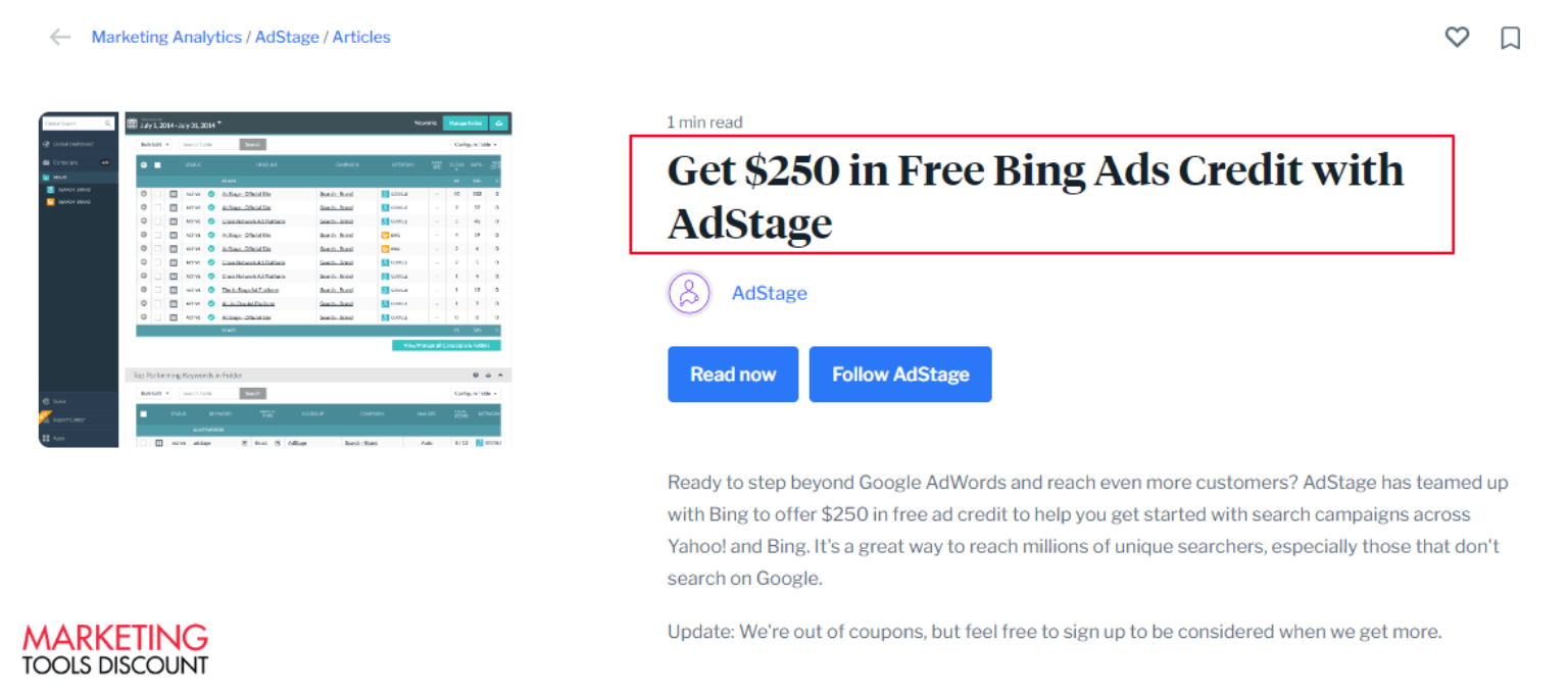 Bing Ads Coupon (Feb 2025) 7 Ways for $500 Ad Credit